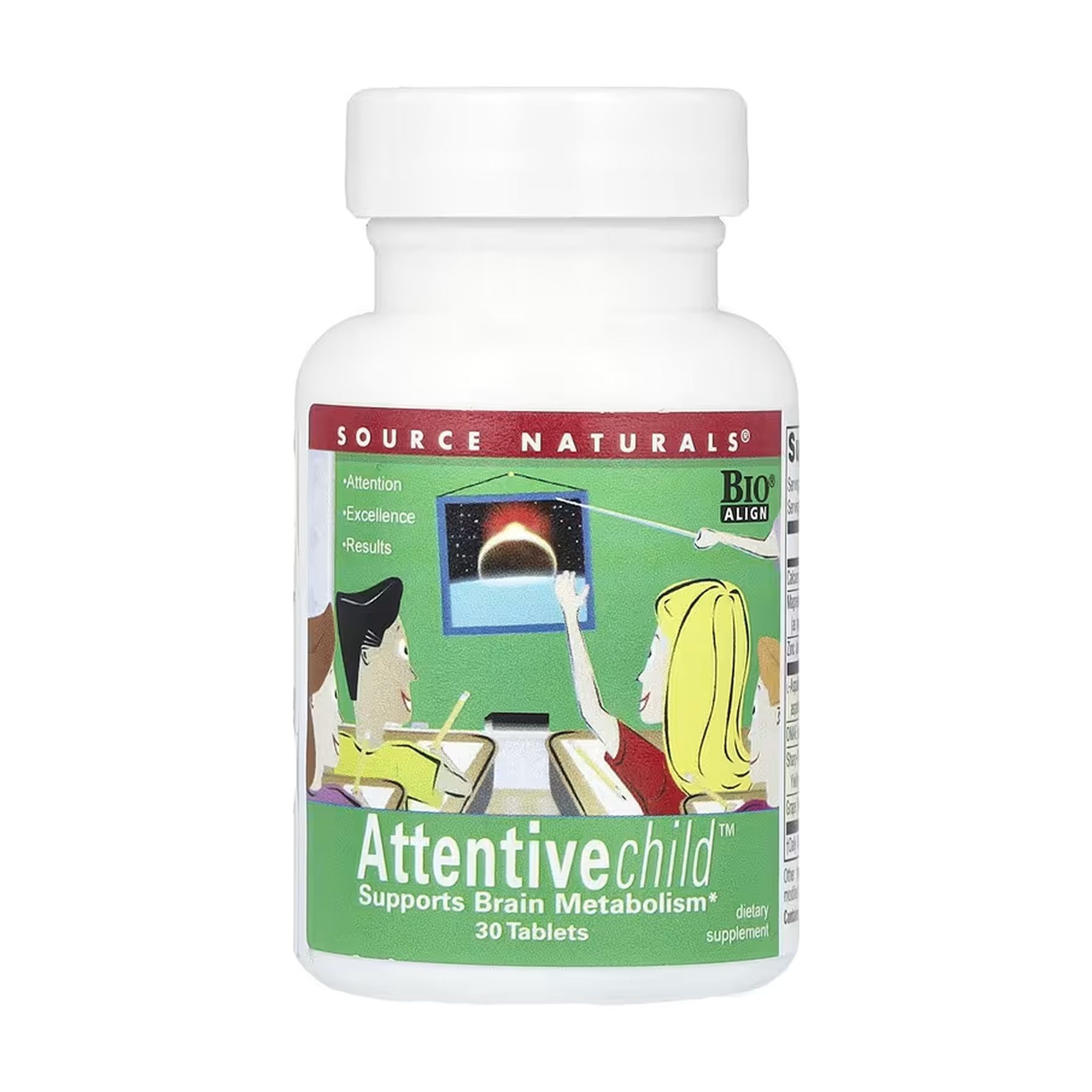 Attentive Child™- 30 tabs Source Naturals купити в HealthFit Київ ...