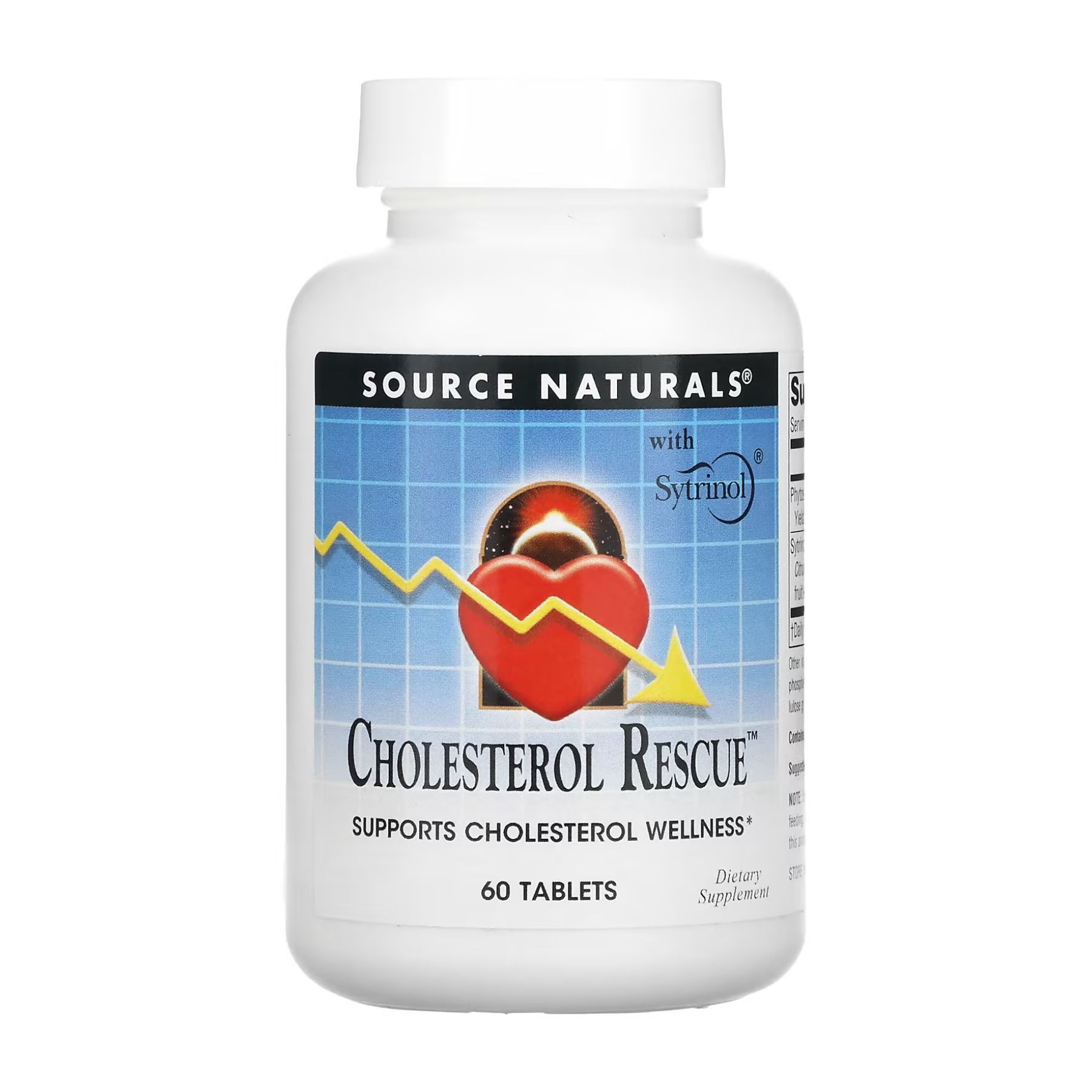 Cholesterol Rescue™ 604 mg - 60 tabs Source Naturals купити в HealthFit ...